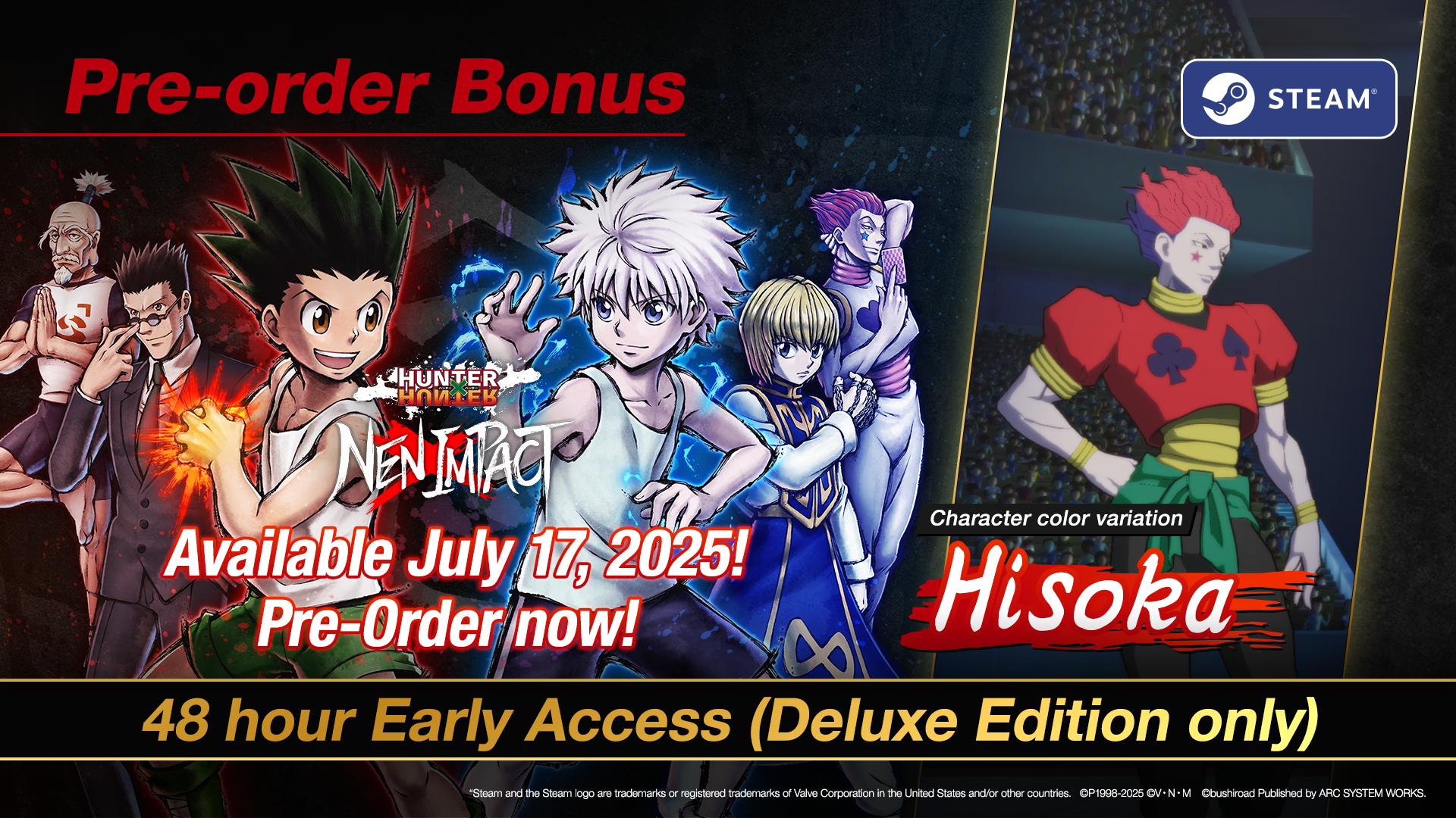 [NS]全职猎人 念力冲击 HUNTER×HUNTER NEN|官方中文|本体+1.0.5升补+4DLC|NSZ|原版|-Zero