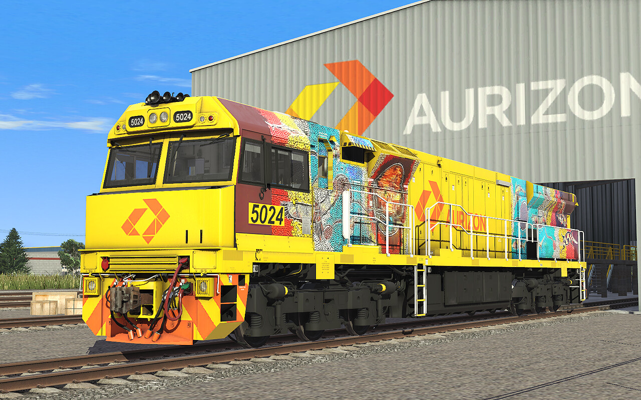 Trainz 2019: C44aci Locomotive - Aurizon Pack | indienova GameDB 游戏库