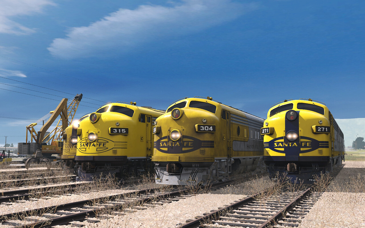 Trainz 2019: Pro Train - ATSF F7A/B Warbonnet Loco Bundle | indienova ...