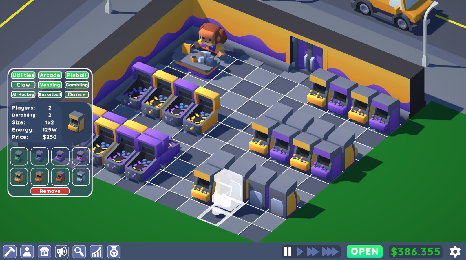 《街机游戏厅大亨arcade Empire Tycoon》build 16396413英文免安装硬盘版 Switch618游戏公益分享